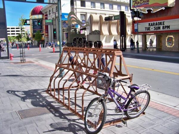 Train Bike Rack - The Riverwalk District